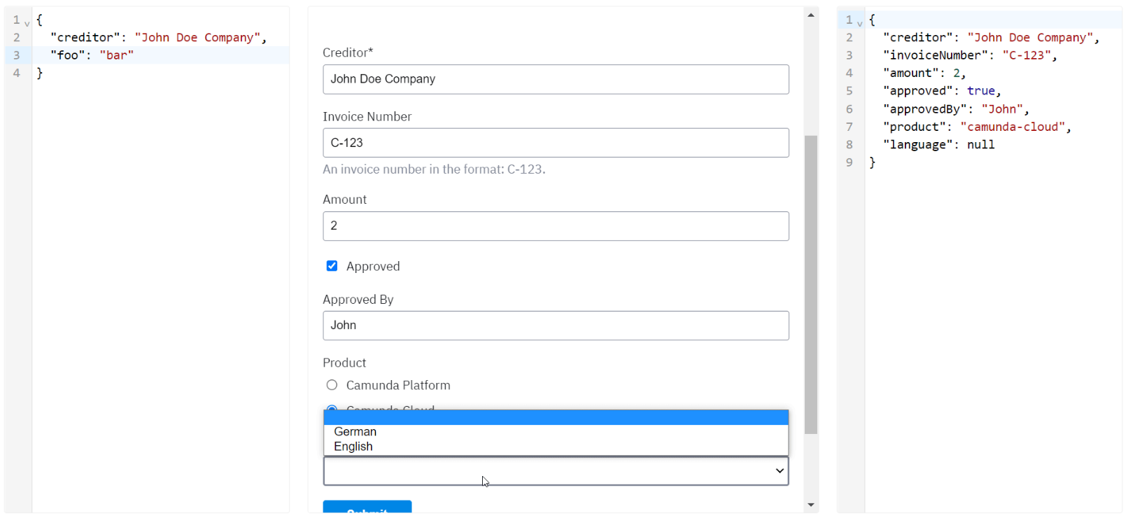 Default Values And Improved Submit Behavior Land In Form Js Blog